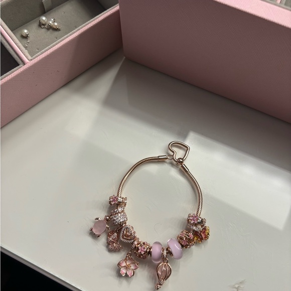 Pandora | Jewelry | Pandora Murano Glass Pink Sea Turtle Charm | Poshmark